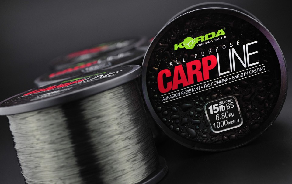 Korda Carp Line Fishing Monofilament Mainline 1000m All Breaking ...