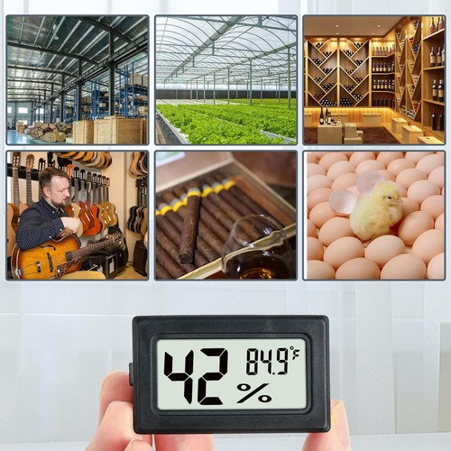 Mini Hygrometer Indoor Humidity Meter Thermometers 6 Pack... | eBay