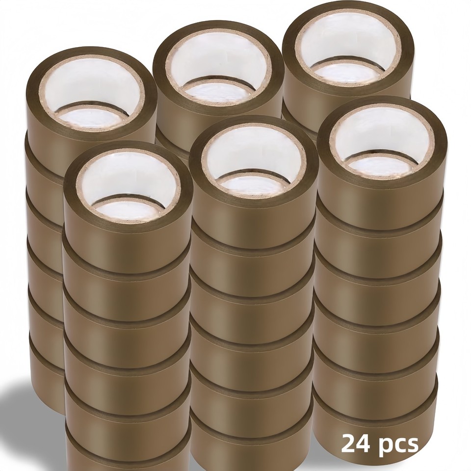 3-inch X 110-yard brown packing tape, brown packing tape refill, carton ...