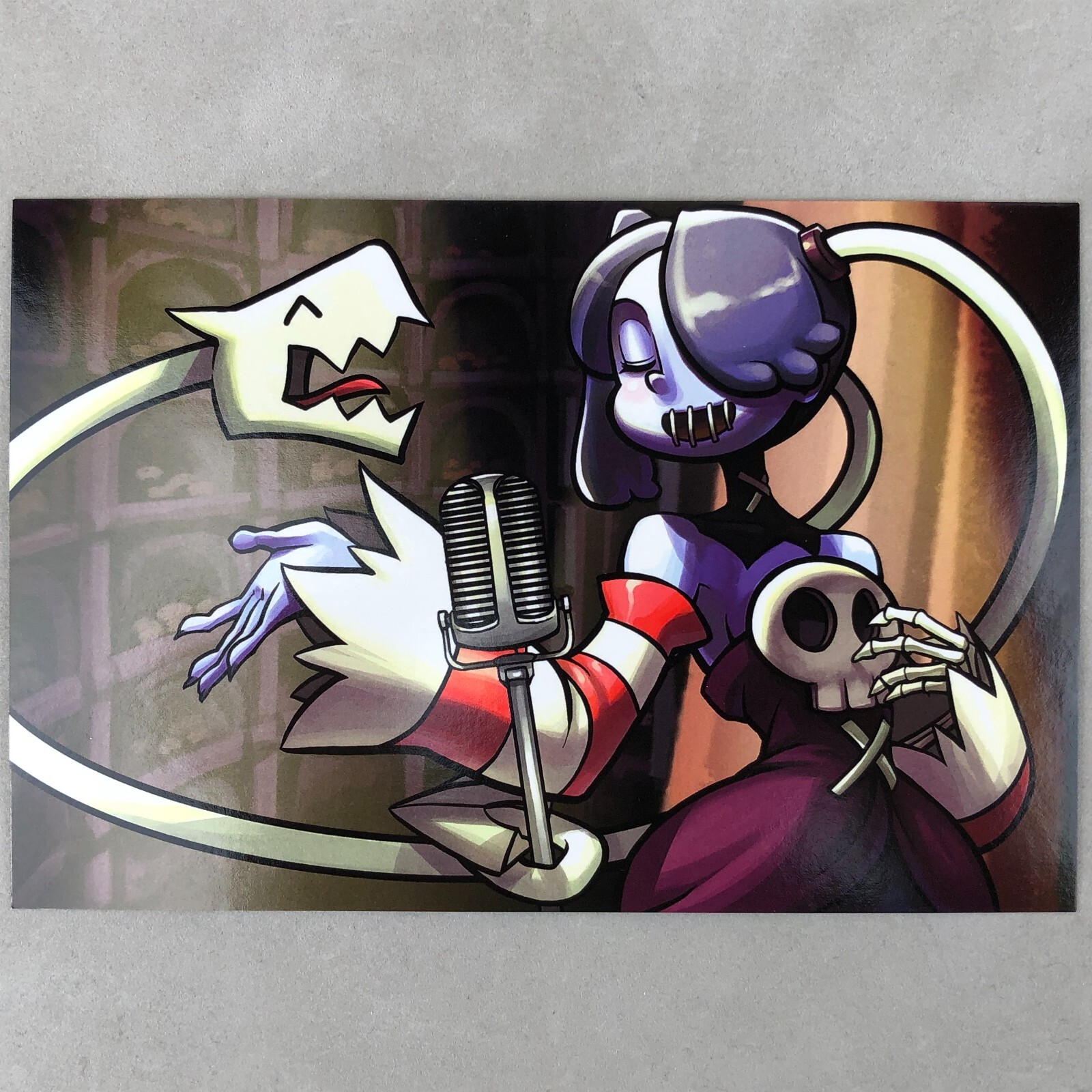 Lab Zero Games Skullgirls Encore Squigly Indiegogo Limited Art Card Postcard | eBay