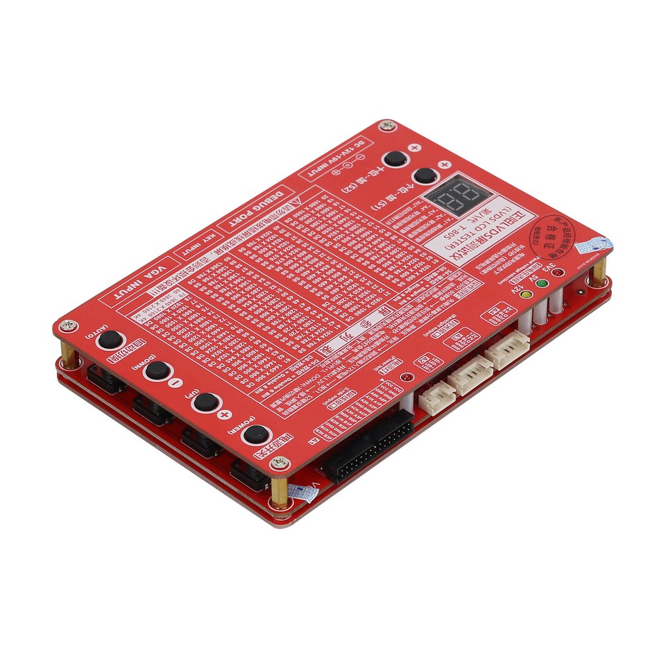 T-80S 8th Gen 3840x2160 2K 4K LVDS LCD Screen Tester LED LCD Panel ...