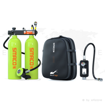 Double 2L Diving Scuba Tank BCD Filling Adapter Air Compressor Full ...