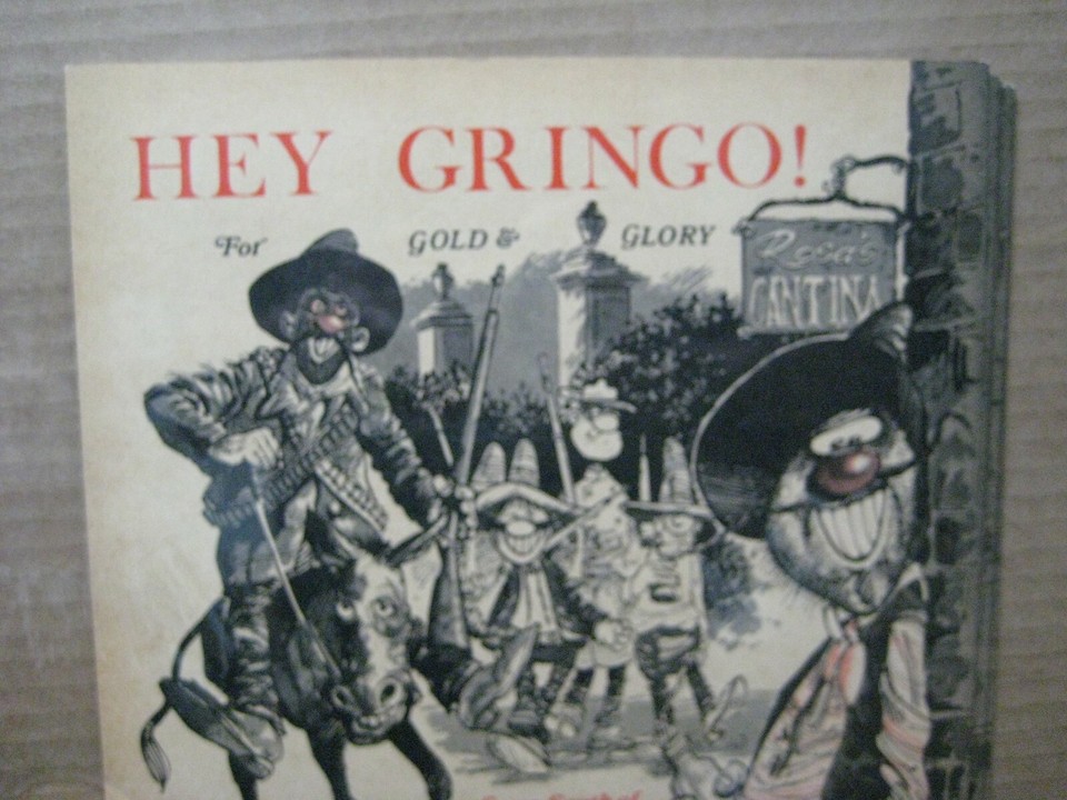 HEY GRINGO RIDE WITH PANCHO VILLA VINTAGE MINI POSTER IN THE 1971 ...