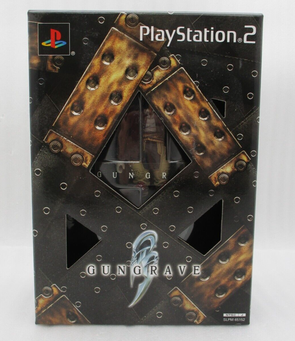 Mint PS2 GUNGRAVE Limited Edition w/Figure 6Cards & Brochure Japan ...