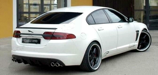 Jaguar XF Carbon Fiber 4D Saloon Boot Lip Spoiler Wing 2007-2015 UK ...