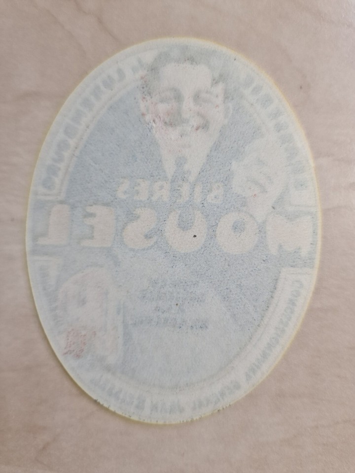 369) LUXEMBOURG BEER LABEL BIERES MOUSEL CONCESSIONNAIRE GÉNÉRAL JEAN ...