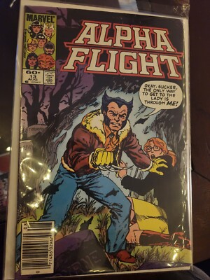 Alpha Flight #13 1984 MARVEL COMIC BOOK 7.5 AVG NEWSSTAND V36-21 | eBay