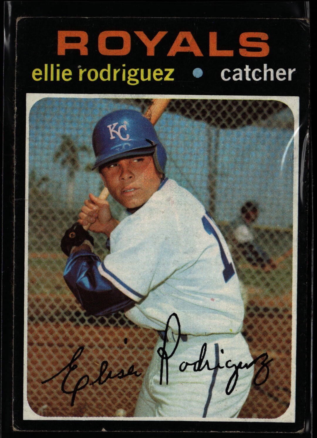 1971 Topps Ellie Rodriguez #344 Kansas City Royals 8528 | eBay