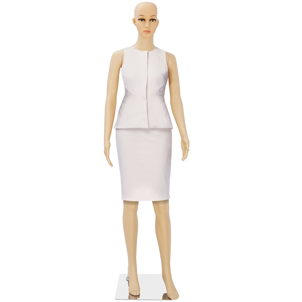 Durable Realistic Female Mannequin with Adjustable Head Full Body PP ...