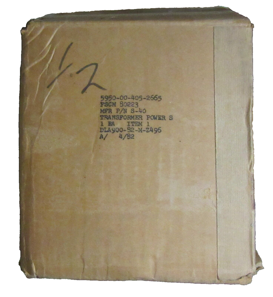 UTC/THORDARSON S-40 25R53 MILITARY TUBE AMPLIFIER POWER TRANSFORMER ...