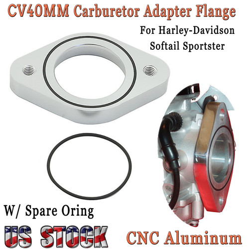 For Harley Sportster XL883 1000 Carburetor Intake Manifold Adapter ...