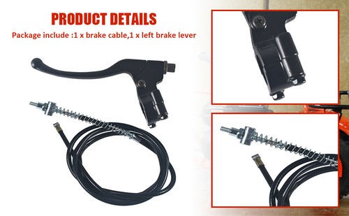 Left Brake Lever w/Cable For Coleman CT200U Mini Bike 196cc Baja MB200 ...