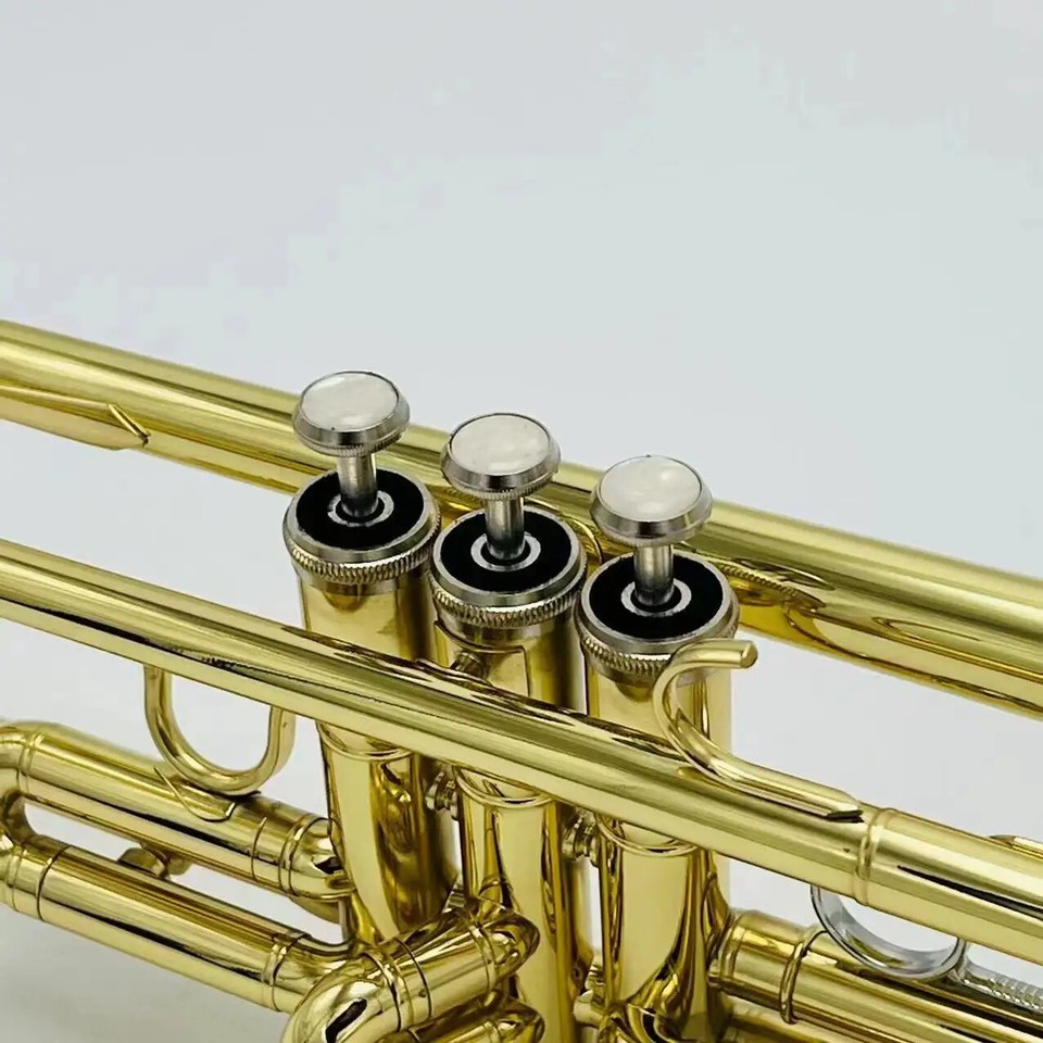 YAMAHA 8335 Bb Trumpet B Flat Brass Silver Plated Instruments with Case ...