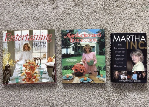 Entertaining Martha Stewart 1982 Quick Cook 1983 Martha Inc 2002 ...