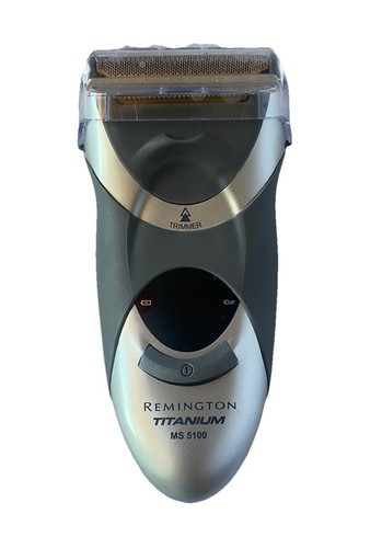 Remington Titanium MS 5100 Electric Razor Charger Bag & Brush PARTS or ...