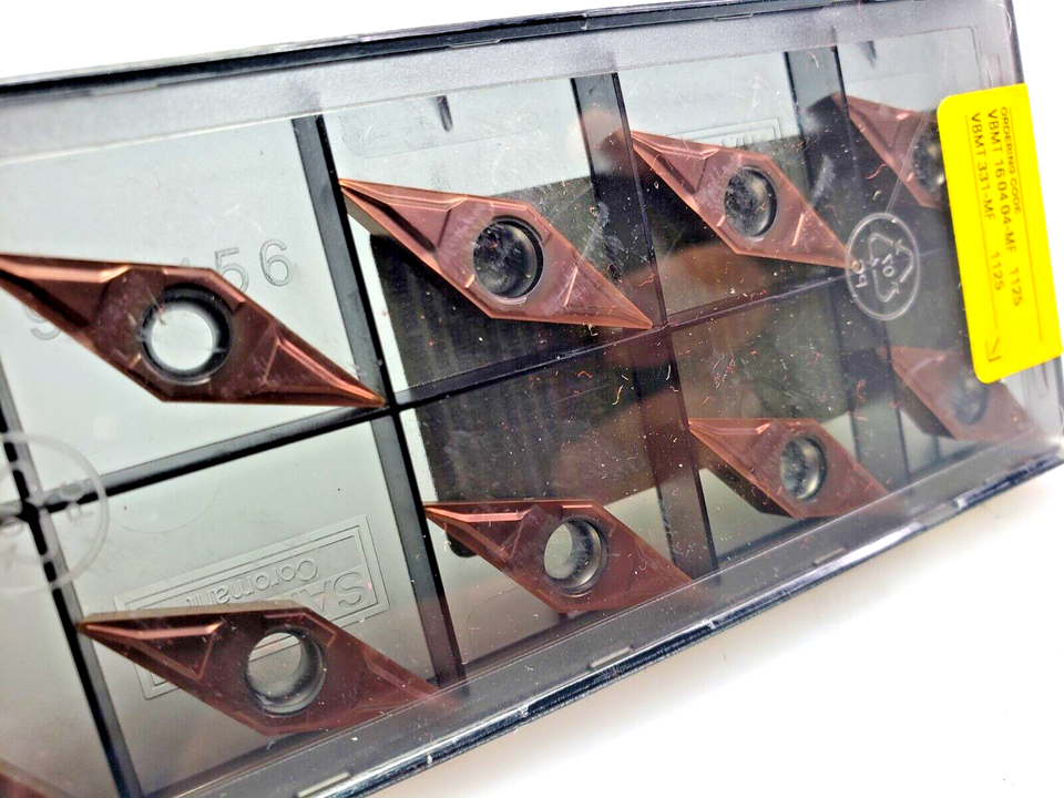 Sandvik Coromant VBMT 331-MF 1125 (VBMT 16 04 04-MF) Carbide Inserts ...