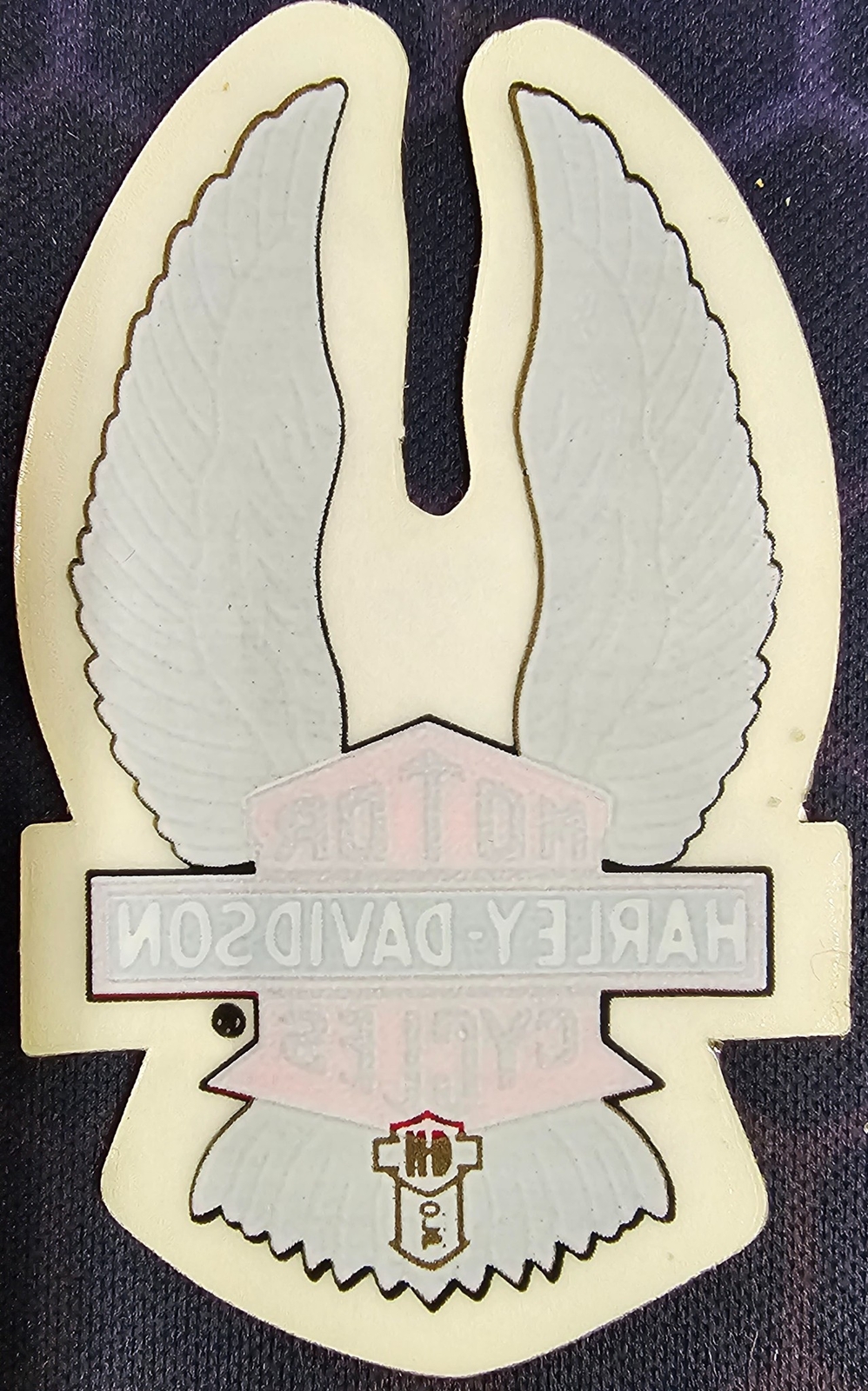 NOS Small Genuine Harley Davidson Bar and Shield Eagle Wings Decal ...