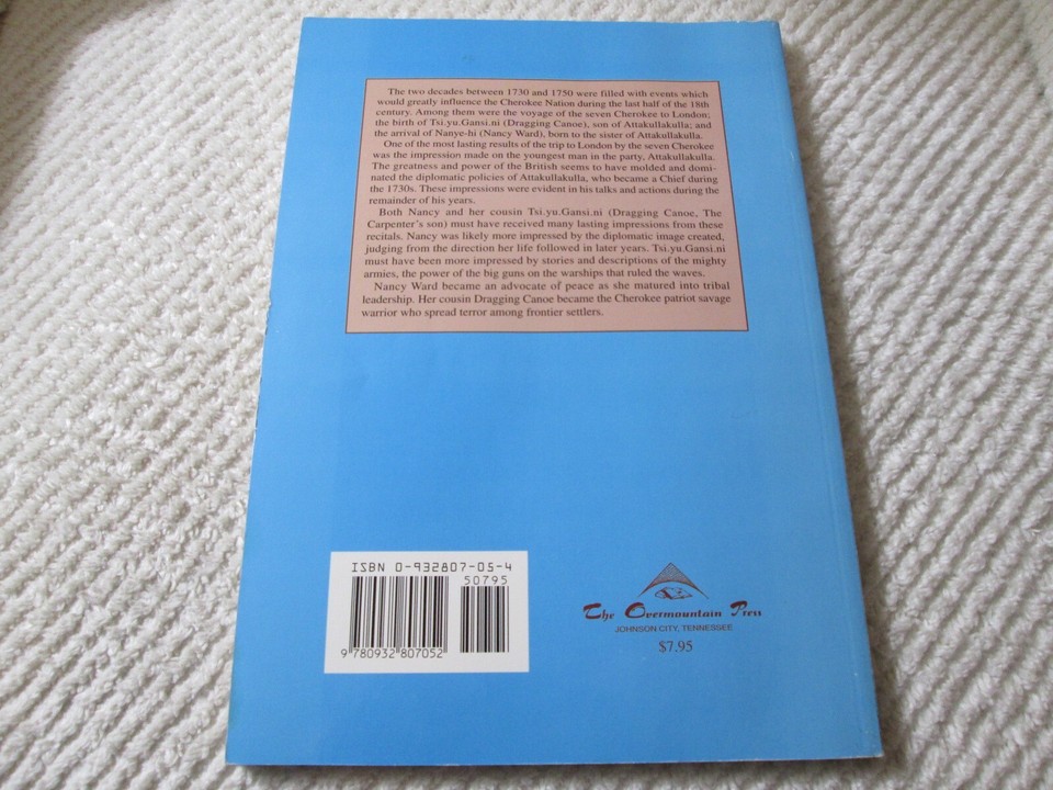 Nancy Ward Cherokee Chieftainess Dragging Canoe Cherokee-Chickamauga ...