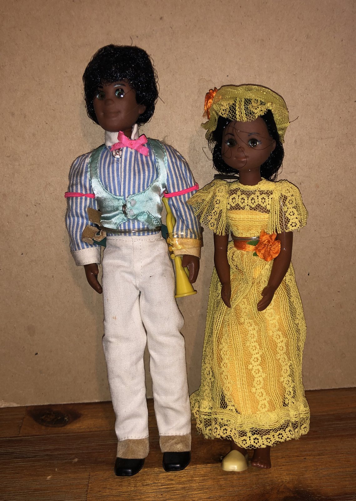 Vintage Mattel 1973 Star Spangled Dolls - Jazz Performers Couple #7945 ...