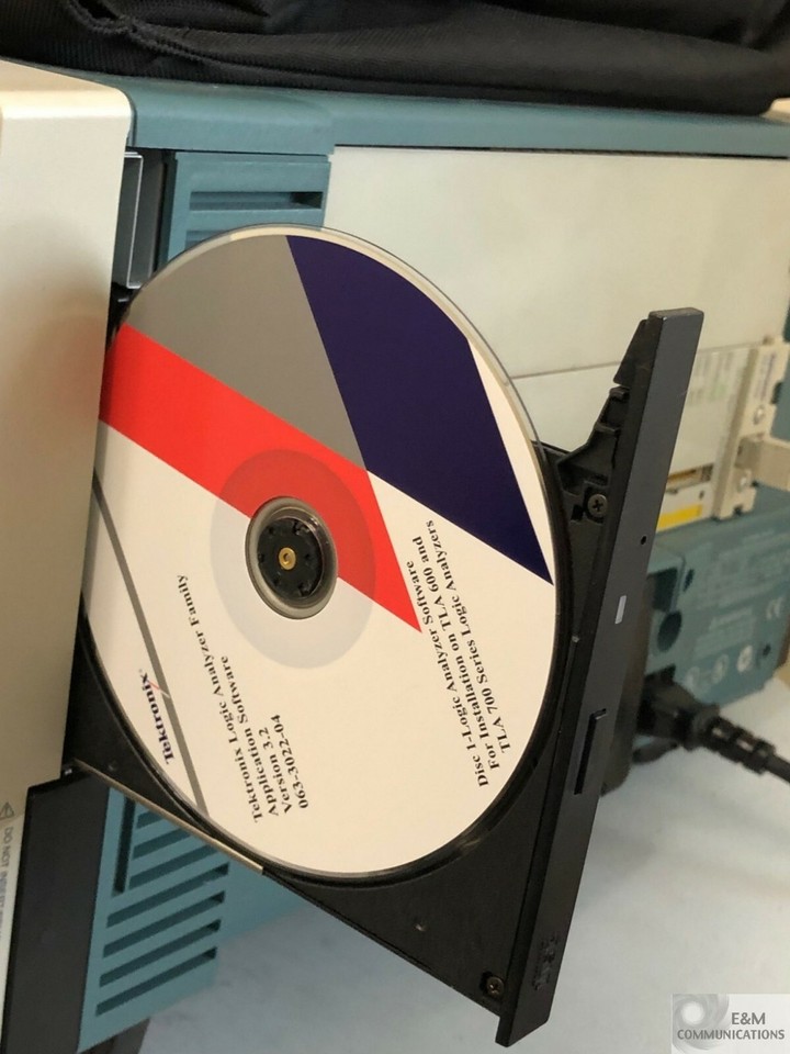 TLA 714 TEKTRONIX LOGIC ANALYZER COLOR PORTABLE MAINFRAME TLA 7N2 SER ...