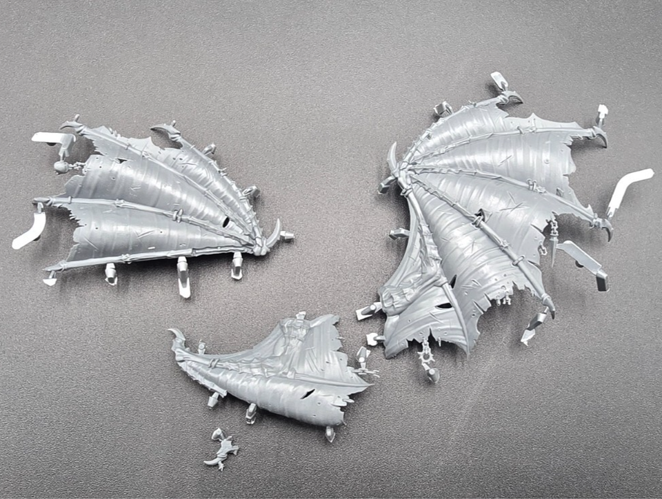 Warhammer 40k Chaos Space Marines Daemon Prince Wings NEW NO BOX | eBay