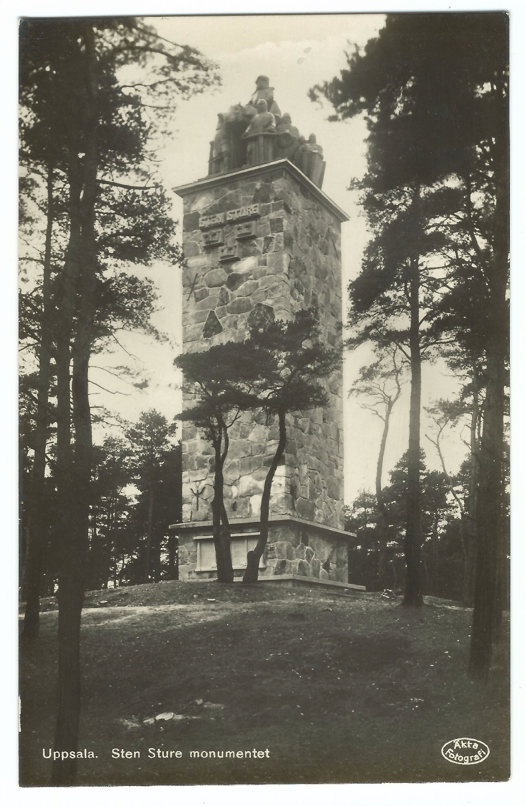 Sweden; Uppsala, Sten Sture Monument RP PPC, Unposted | eBay UK