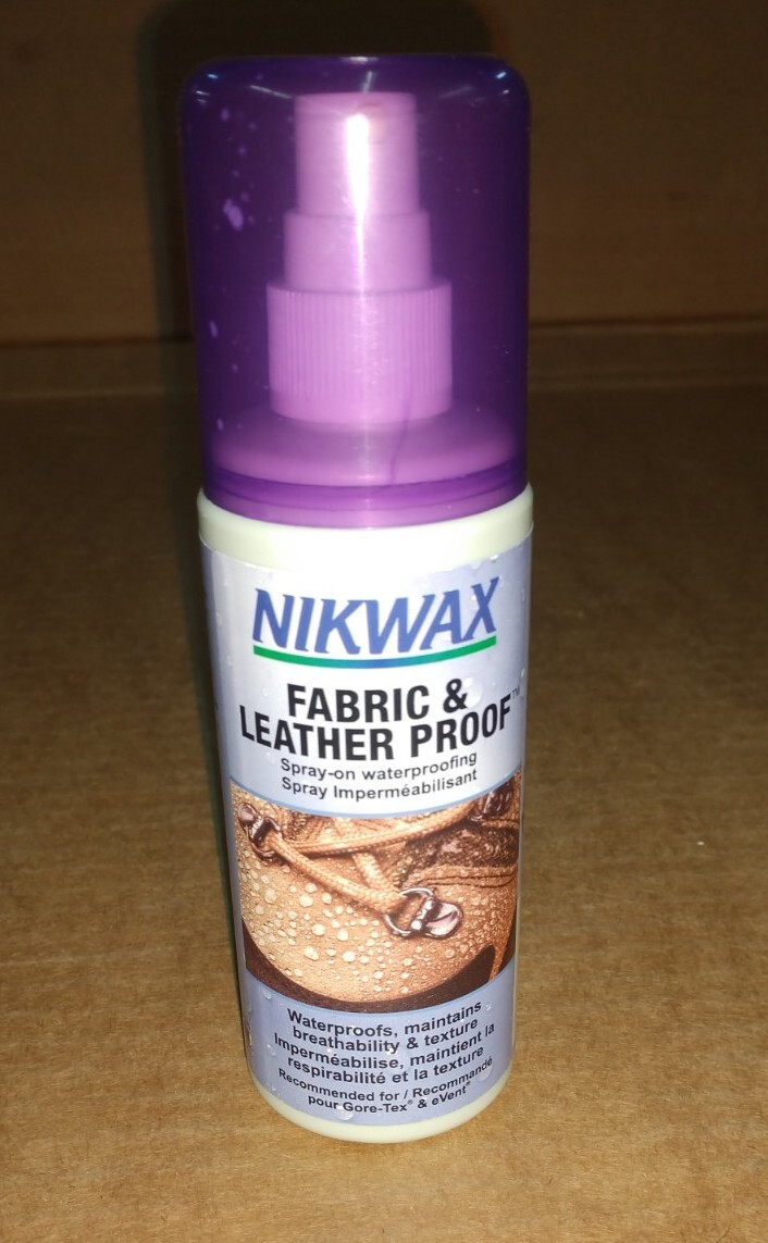 Nikwax Fabric & Leather Water Proofing Spray - 4.2oz/125ml - Used | eBay