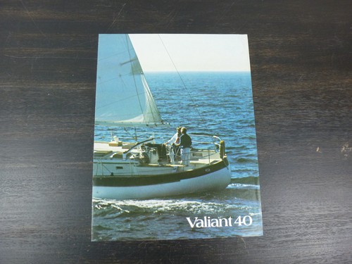 Valiant 40 original factory sailboat brochure | eBay