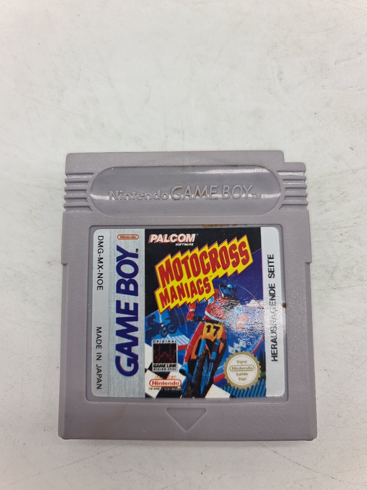 GAME BOY GAMEBOY COLOR GB JEU NINTENDO PALCOM MOTOCROSS MANIACS DMG-MX ...