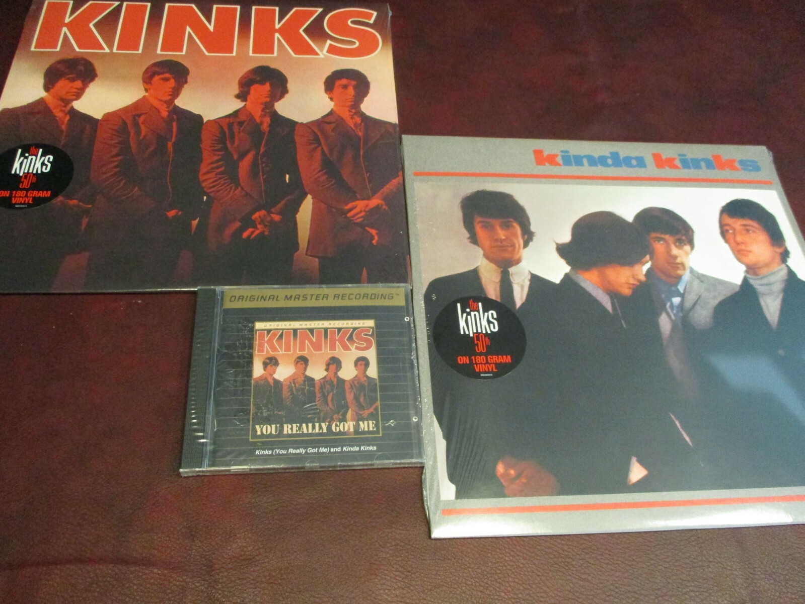 THE KINKS RARE COLLECTION OF 24 KARAT GOLD MFSL CD + 50TH ANNIVERSARY ...