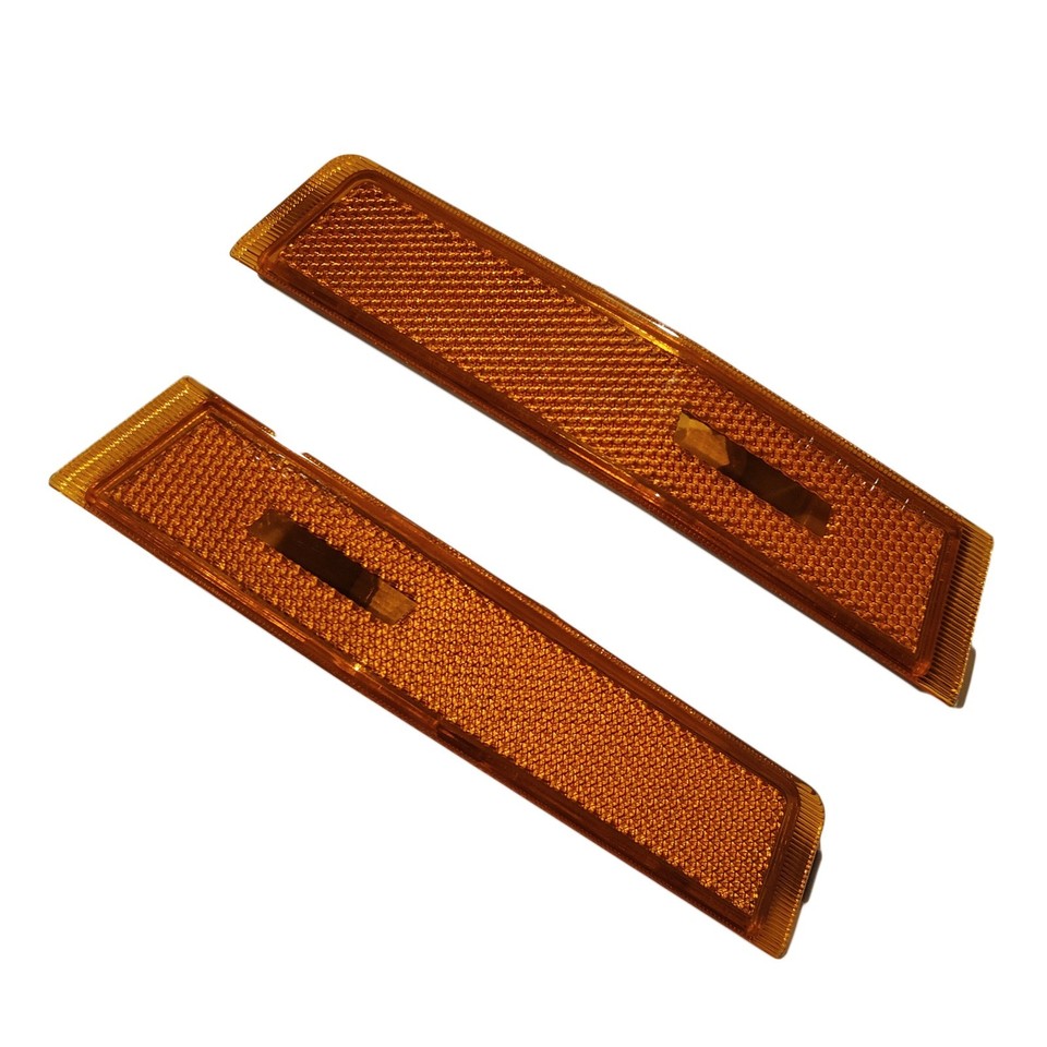 Pair of Front Side Marker Light Reflectors Without Bulbs For Lincoln ...