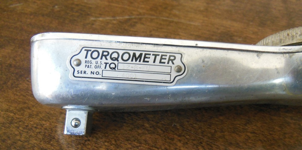vintage dial SNAP ON TOOLS torque wrench TORQO METER (details on ...
