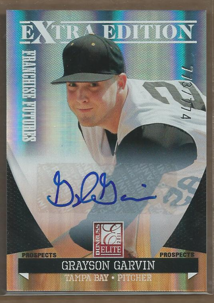 2011 Donruss Elite Extra Edition Franchise Futures #53 Grayson Garvin ...