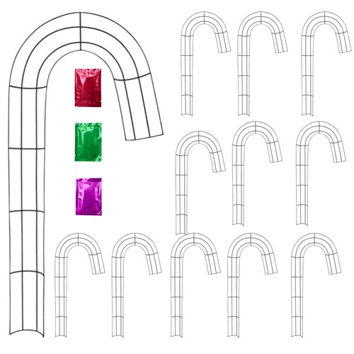 Candy Cane Metal Wire Wreath Frame 12 Pack, 20.5 Inch Letter J Wreath ...