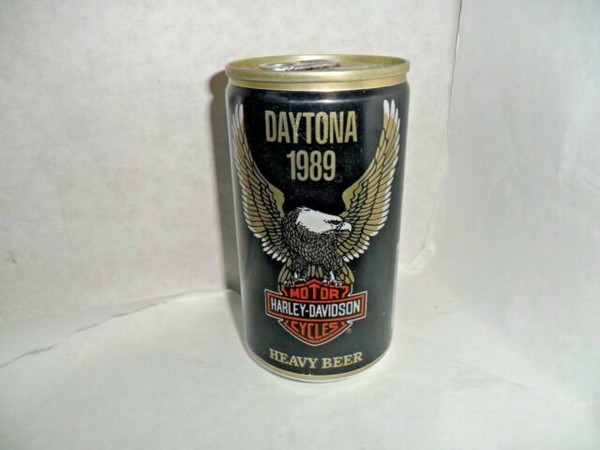 Harley-davidson Unopened Beer Can 1989 Daytona Bike Week Rally RARE ...