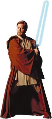 OBI-WAN KENOBI STAR WARS Decal Removable WALL STICKER Art Home Decor ...
