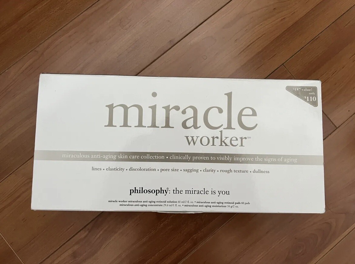 Philosophy Miracle Worker Miraculous Anti-Aging Skin Care 4PCS Full ...