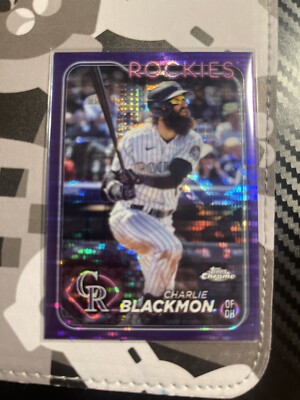 2024 Topps Chrome Charlie Blackmon 124/275 | eBay