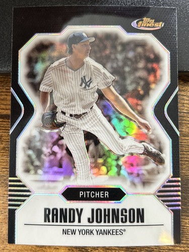 2007 Topps Finest - Randy Johnson #90 Black Refractor /99 for sale ...