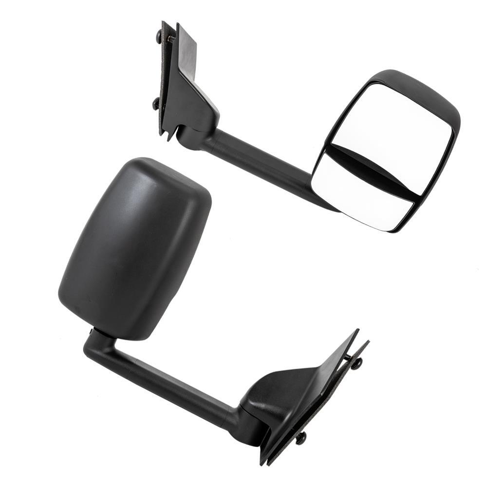 Pair Manual Towing Mirrors for 2003-2017 Chevy Express / GMC Savana ...