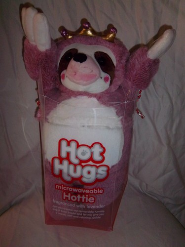 Hot Hugs Microwaveable Hottie Pink Sloth Lavender 20" Plush Soft ...