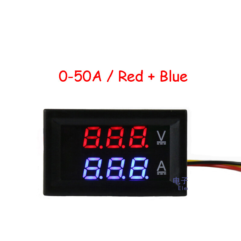 Voltmeter Ammeter Tester LED Digital Dual Display Voltage Meter Car DC ...