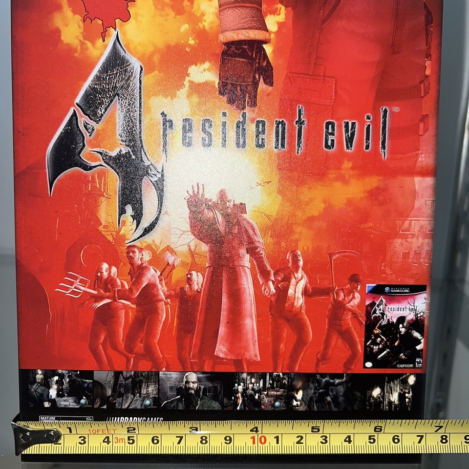 Resident Evil 4 Nintendo GameCube Standee 13388200177| eBay