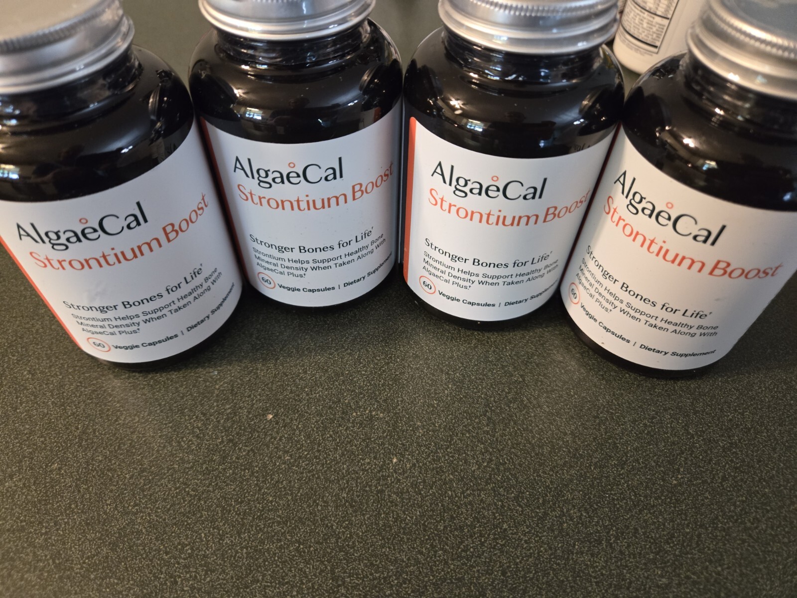 4 AlgaeCal - Strontium Boost Natural Supplement for Bone Density exp 1/ ...