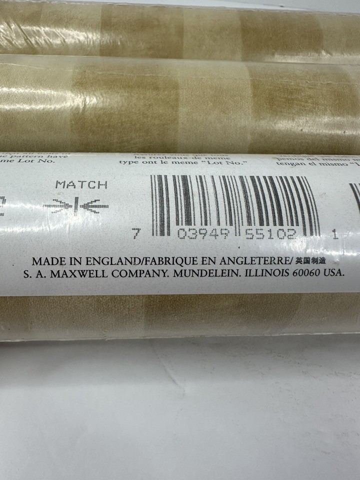 (3X) SA Maxwell Co Wallpaper NEW 1 Bolt SEALED DOUBLE ROLLS~56.5 Sq Ft ...