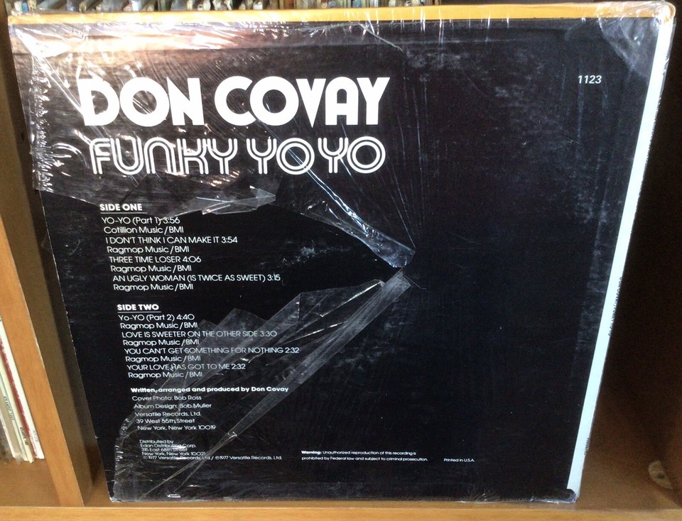 DON COVAY FUNKY YOYO OG FUNK LP VERSATILE VERY HIGH END VG+ MINTY | eBay UK