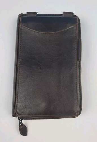 Day-Timer Navigator Leather Wallet Check Address Notes Credit Card ...