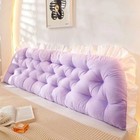 Rectangular Pillow Headboard Bedside Cushion Large Backrest Support ...
