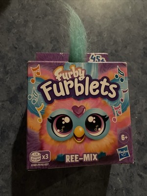 Furby Furblets Ree-Mix Electronic Singing Plush Blue Pink Hip-Hop ...