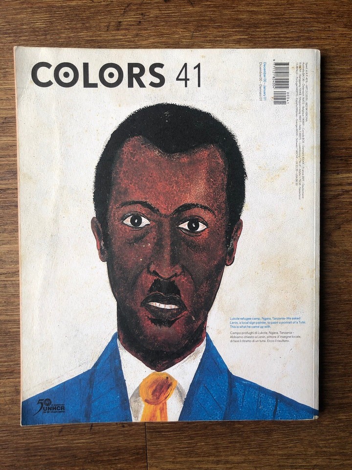 COLORS Magazine No. 41 December 2000-January 2001 Benetton Lukole ...